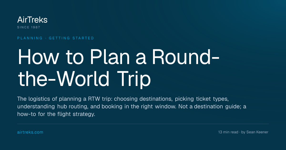 How to Plan a Round-the-World Trip | AirTreks | AirTreks